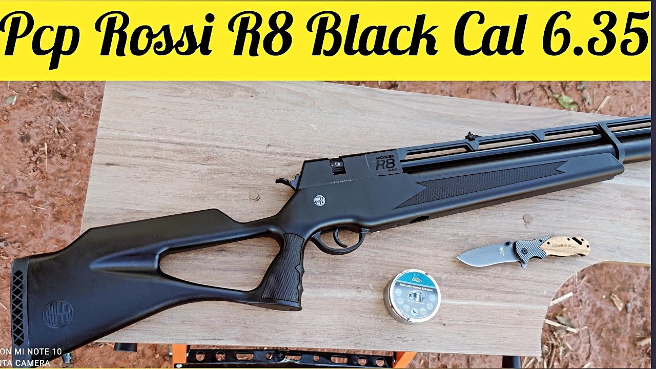 PCP ROSSI R8 BLACK 6.35 UNBOXING DESSA CARABINA BRUTAL UM PRODUTO DA ...
