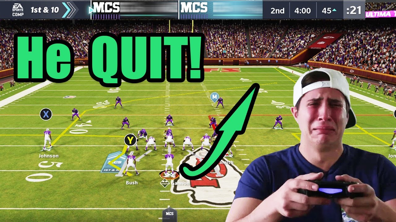 I started throwing ONE PLAY TOUCHDOWNS and he QUIT | FREE MINI SCHEME ...
