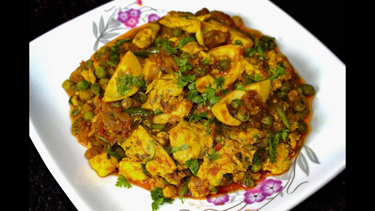 মটরশুঁটি দিয়ে ডিম ডিমের ঝুরি ভুনা রেসিপি// Bangladeshi Motorshuti ...