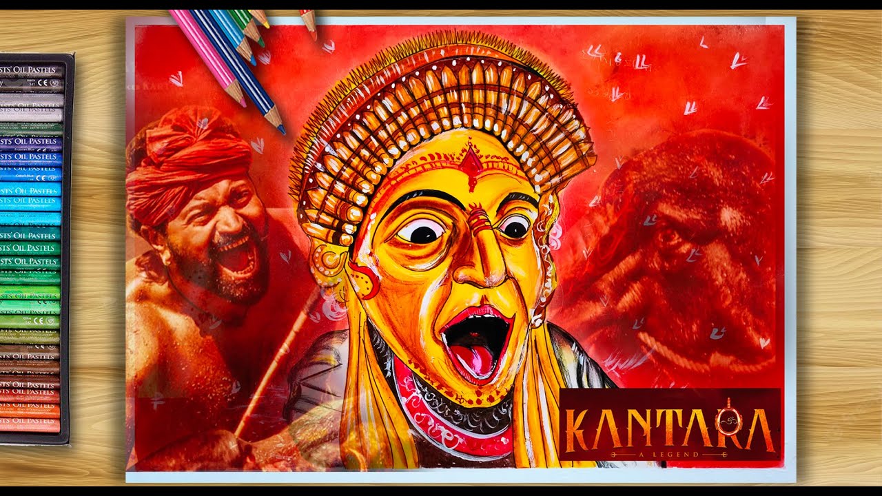 Kantara Movie | Kantara Movie Poster Drawing | Kantara Rishab Shetty ...