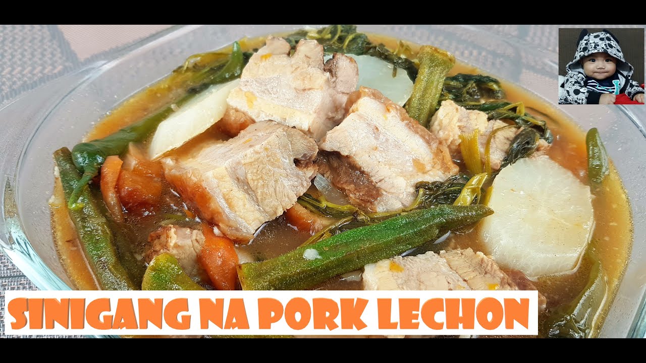 Nakakangiwi sa sarap na SINIGANG NA LECHON recipe | Sinigang na pork ...