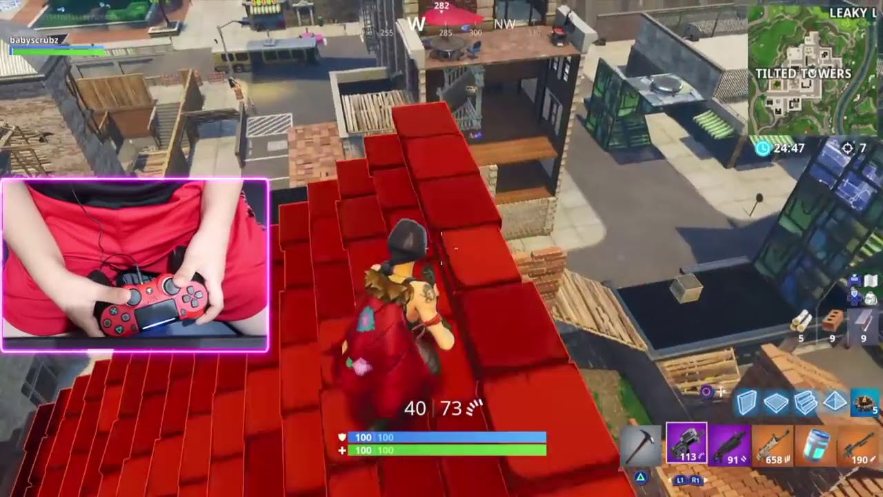 Scrubzah! MY LITTLE BROTHER PLAYS FORTNITE WITH A HAND CAM FOR THE ...
