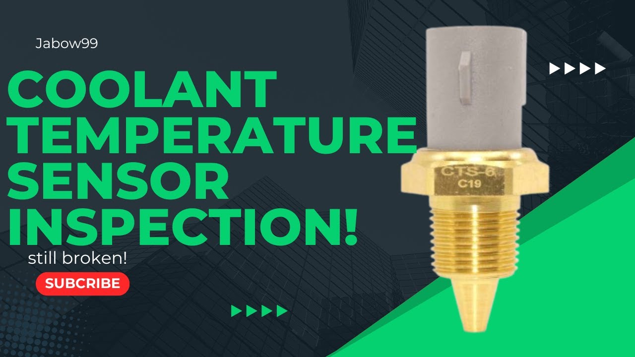 Coolant temperature sensor visual inspection! | 1985 Merkur XR4Ti - YouTube