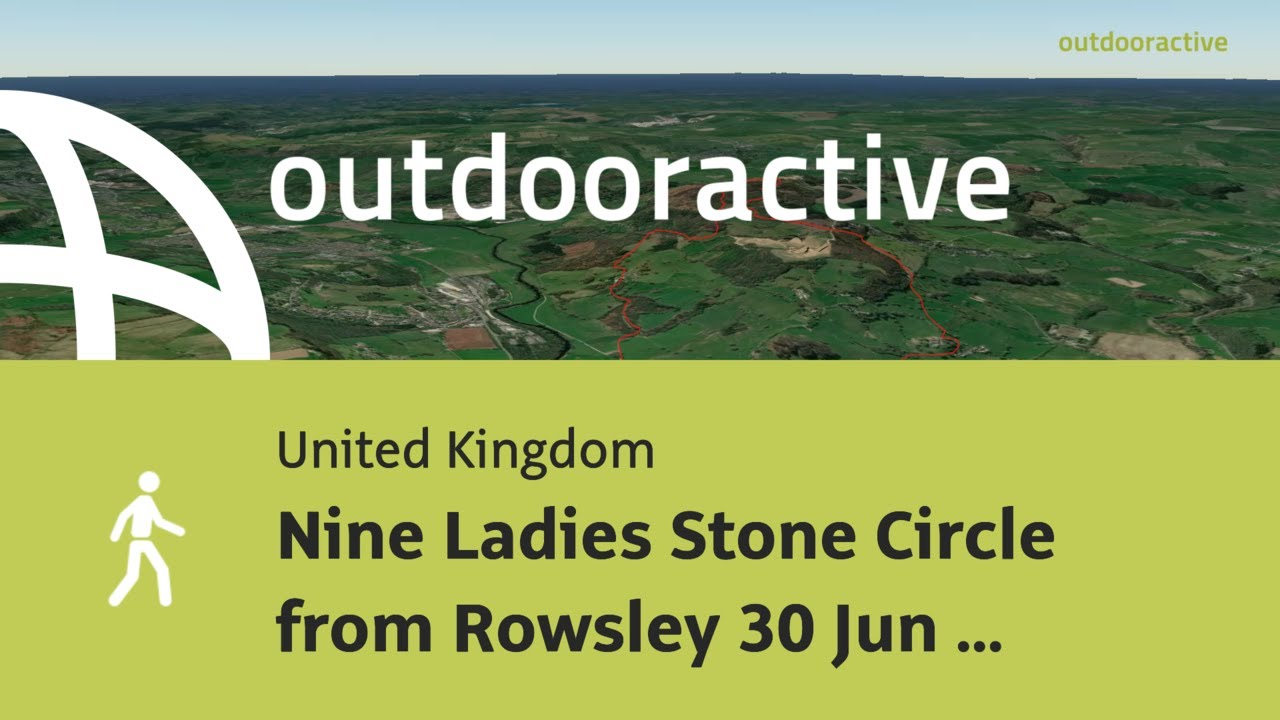 hike in the United Kingdom: Nine Ladies Stone Circle from Rowsley 30 ...