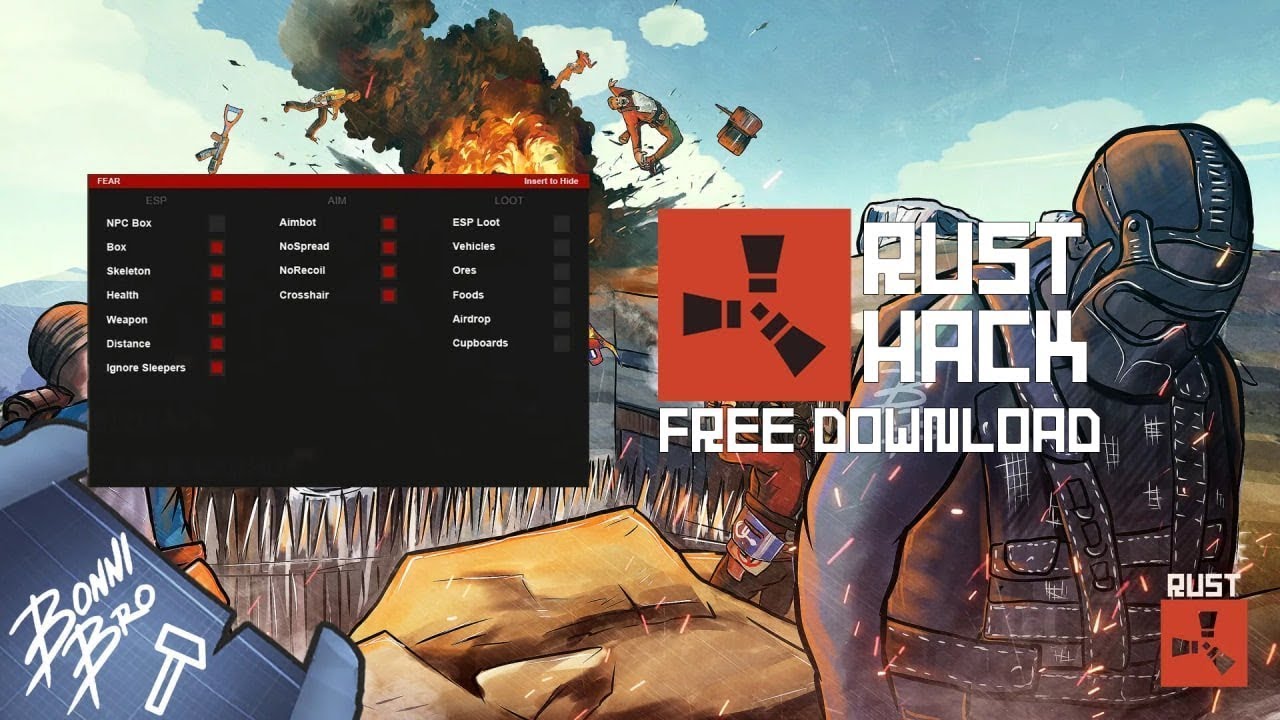 BEST HACK FOR RUST | RAGE+ESP | FREE DOWNLOAD - YouTube