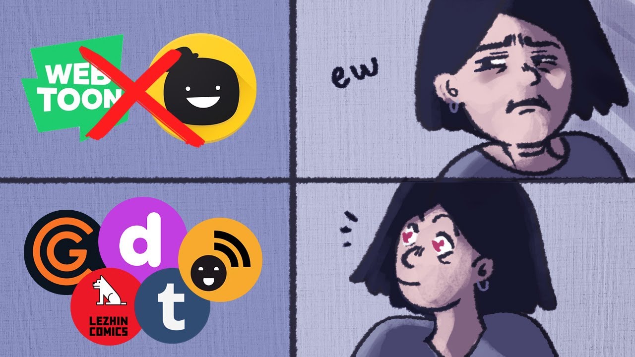 alternate webcomic platforms besides webtoon / tapas (2023) - YouTube