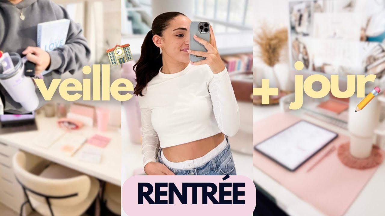 BACK TO SCHOOL : veille + jour de la rentrée 2024 - YouTube
