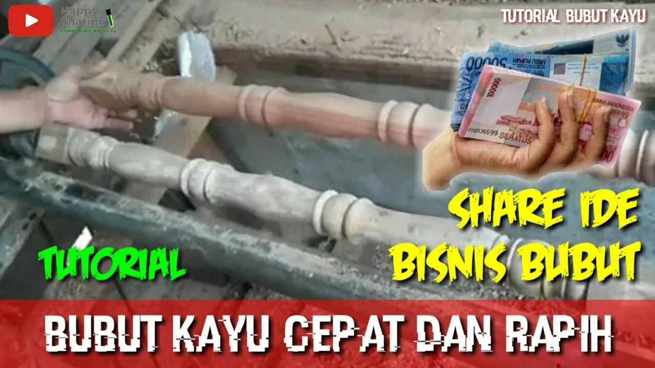 TUTORIAL BUBUT KAYU CEPAT DAN RAPIH (Peluang Bisnis 2020) - YouTube