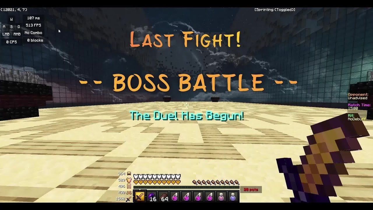 [MCC] AZXG VS Unadvised [Final] (Nodebuff, Soup, UHC, & Gapple Duels) - YouTube