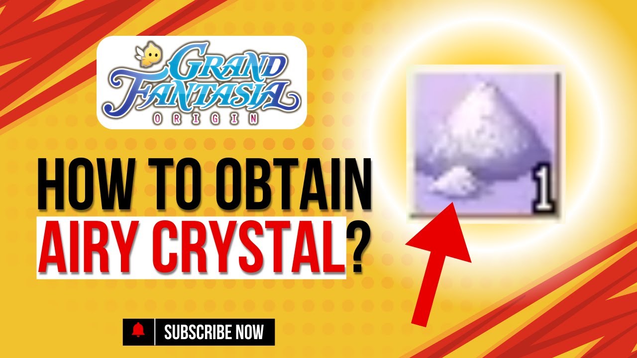 Grand Fantasia Origin : How to Obtain Airy Crystal - YouTube
