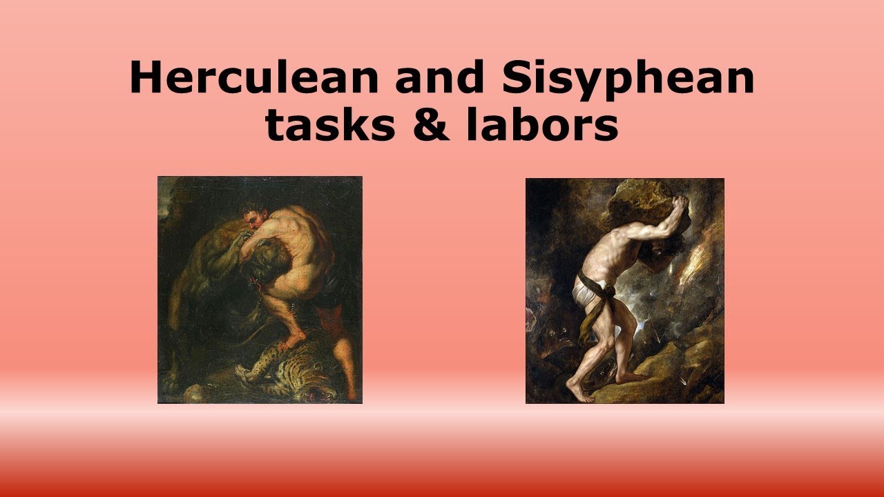 Herculean and Sisyphean Tasks & Labors - YouTube