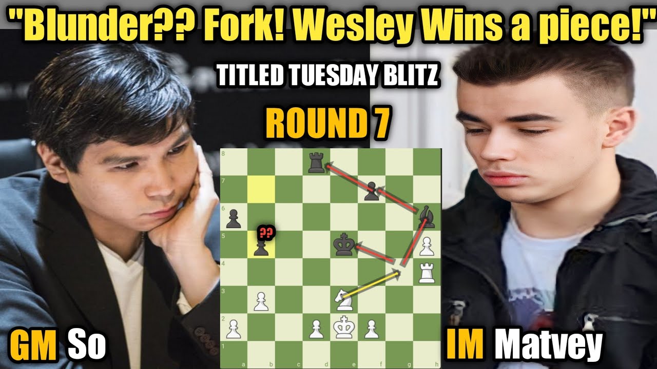 Wesley So VS Matvey Galchenko | Titled Tuesday Blitz | October 31 Early ...