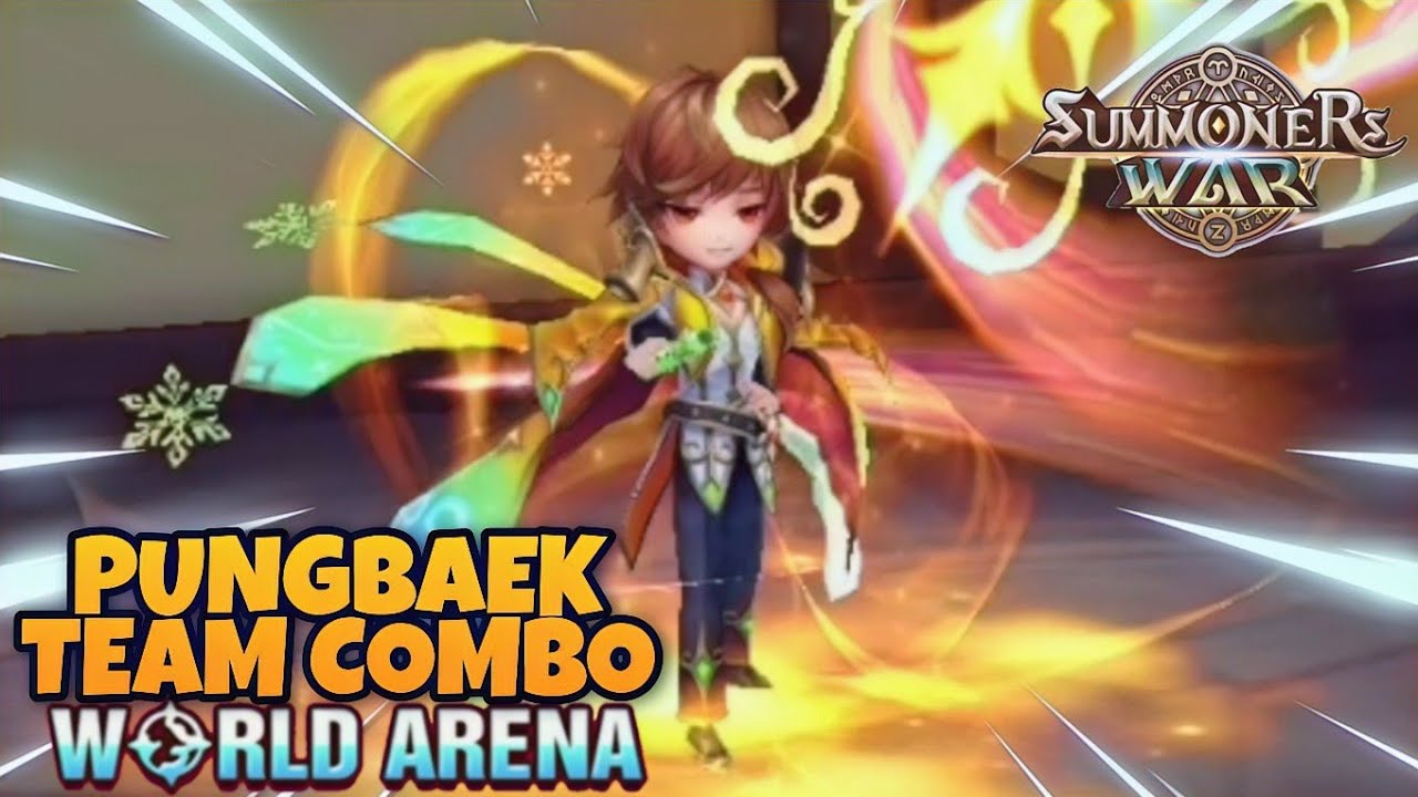 Pungbaek Team Combo in World Arena - Summoners War - YouTube