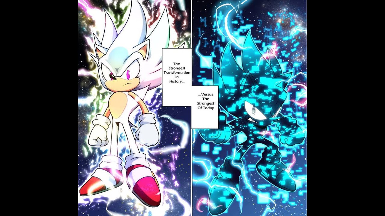 Hyper Sonic vs Cyber Sonic Comic Dub - YouTube