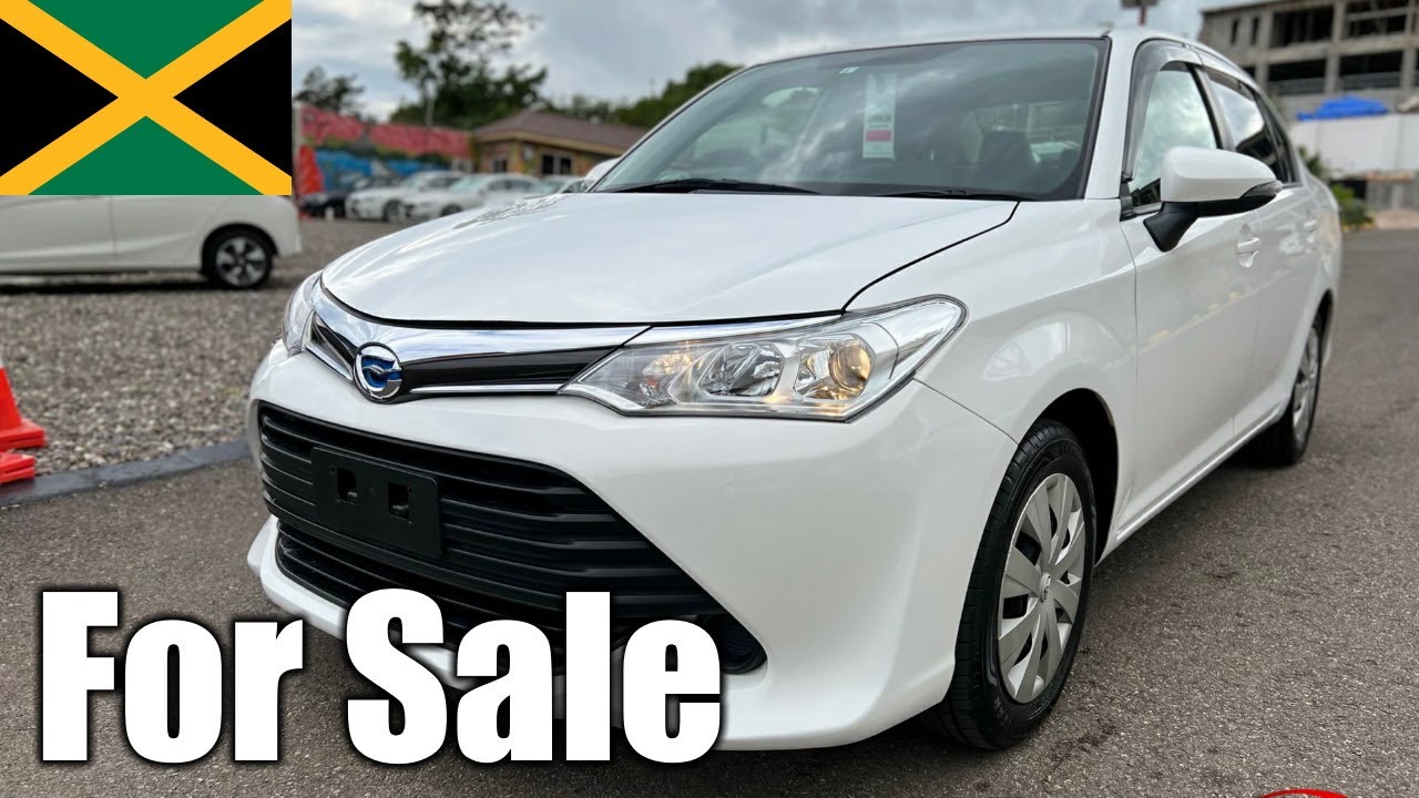2017 White Toyota Axio For Sale in Manchester, Jamaica - YouTube