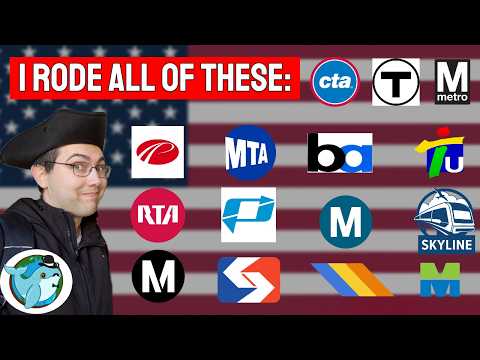 I Rode EVERY US Metro System - And Ranked Them!
