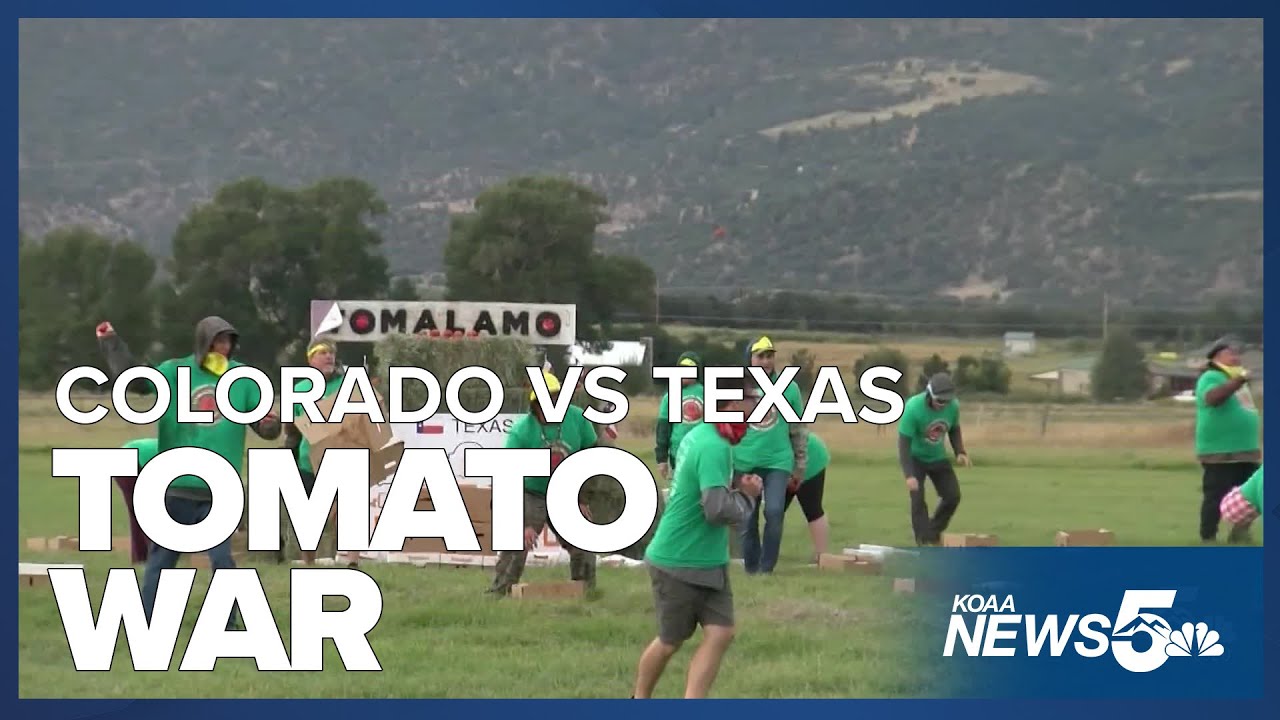 The great 'Colorado VS Texas Tomato War' returned last weekend - YouTube