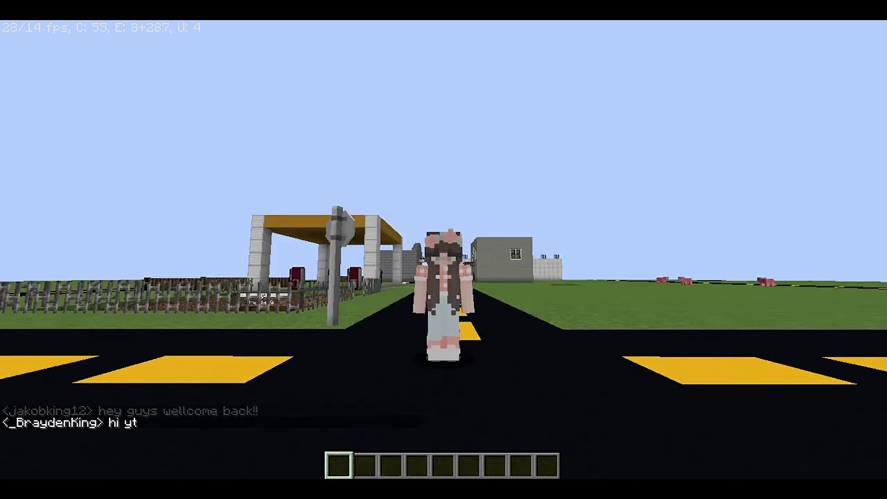 How to build a road in Minecraft!! - YouTube