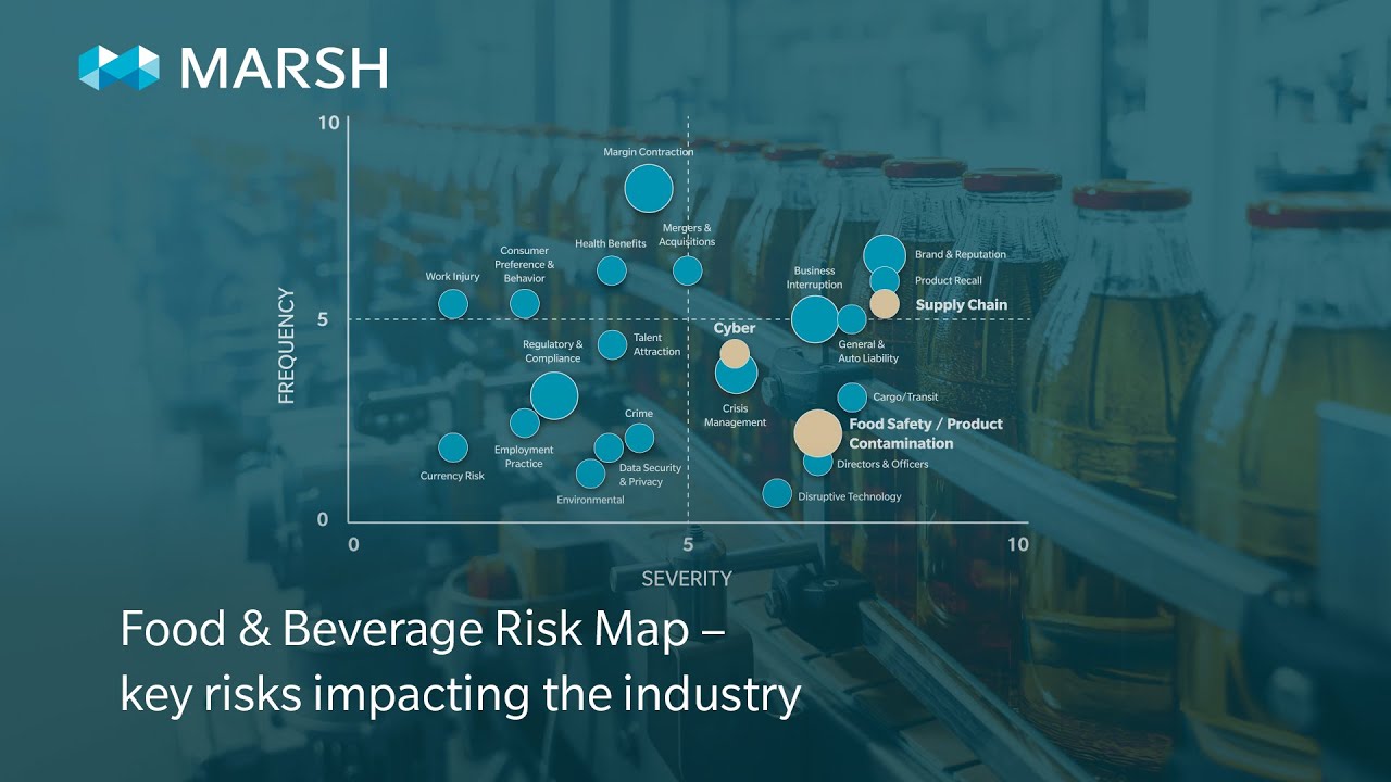 Food & Beverage Risk Map - key risks impacting the industry - YouTube