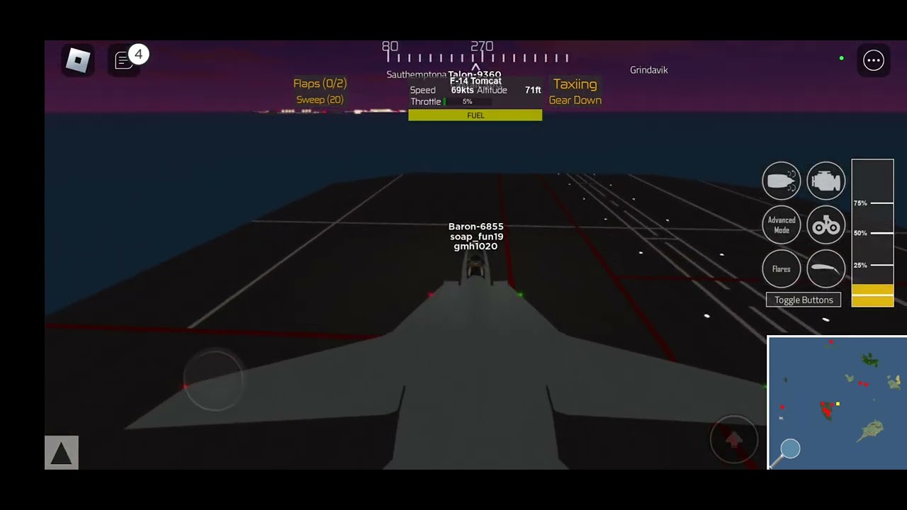 how to fly the F-14 in Pilot Training Flight Simulator (MOBILE) - YouTube