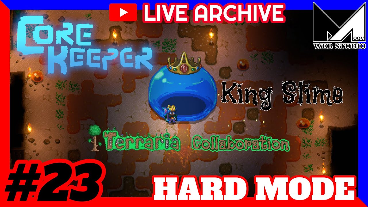 #23 Terrariaコラボ来たー^-^ー！☆MOOVのCore Keeper【HARD MODE】 - YouTube