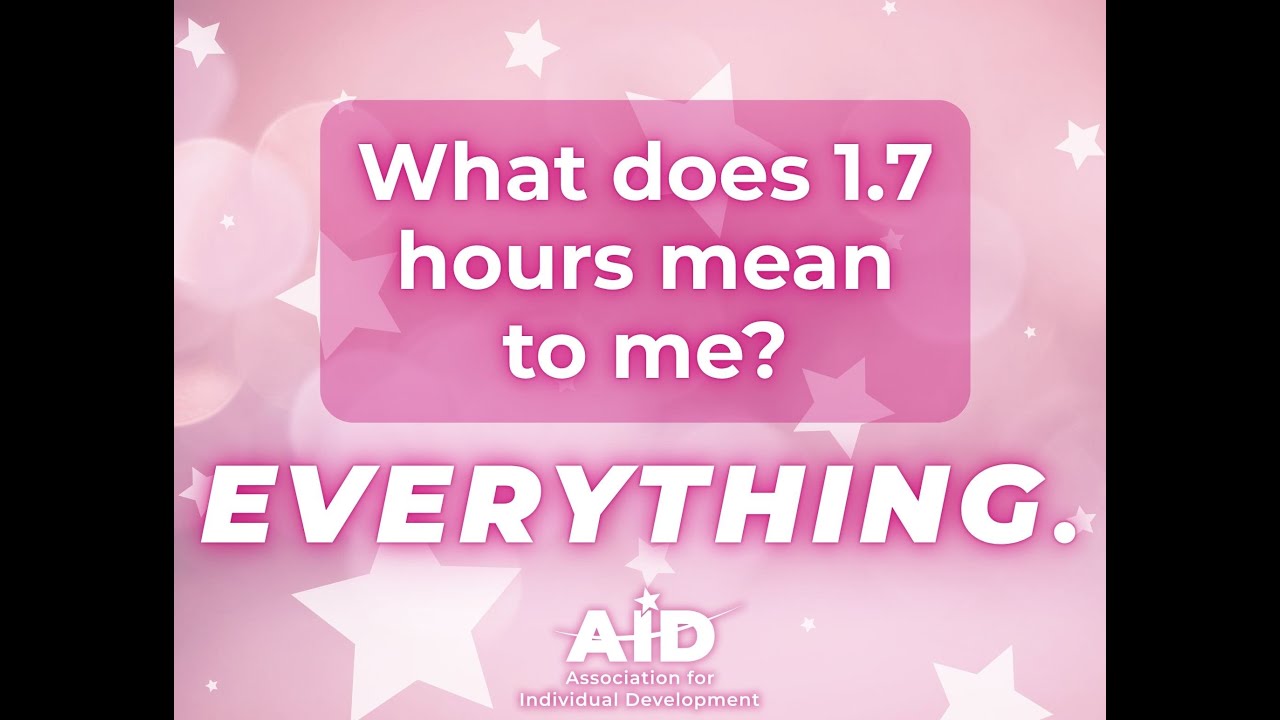 What Does 1.7 Hours Mean to AID? - YouTube