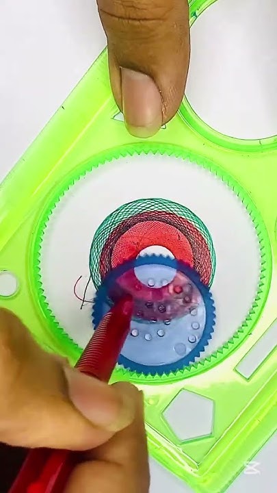 Create Beautiful Spirograph Designs | Step-by-Step Satisfying Art Tutorial #art #spirograph ...