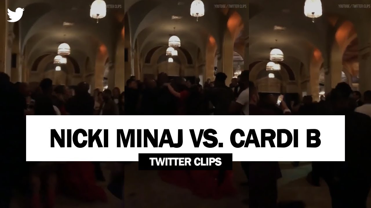 Cardi B and Nicki Minaj Fight at Harper's Bazaar Icons Event! (Full ...