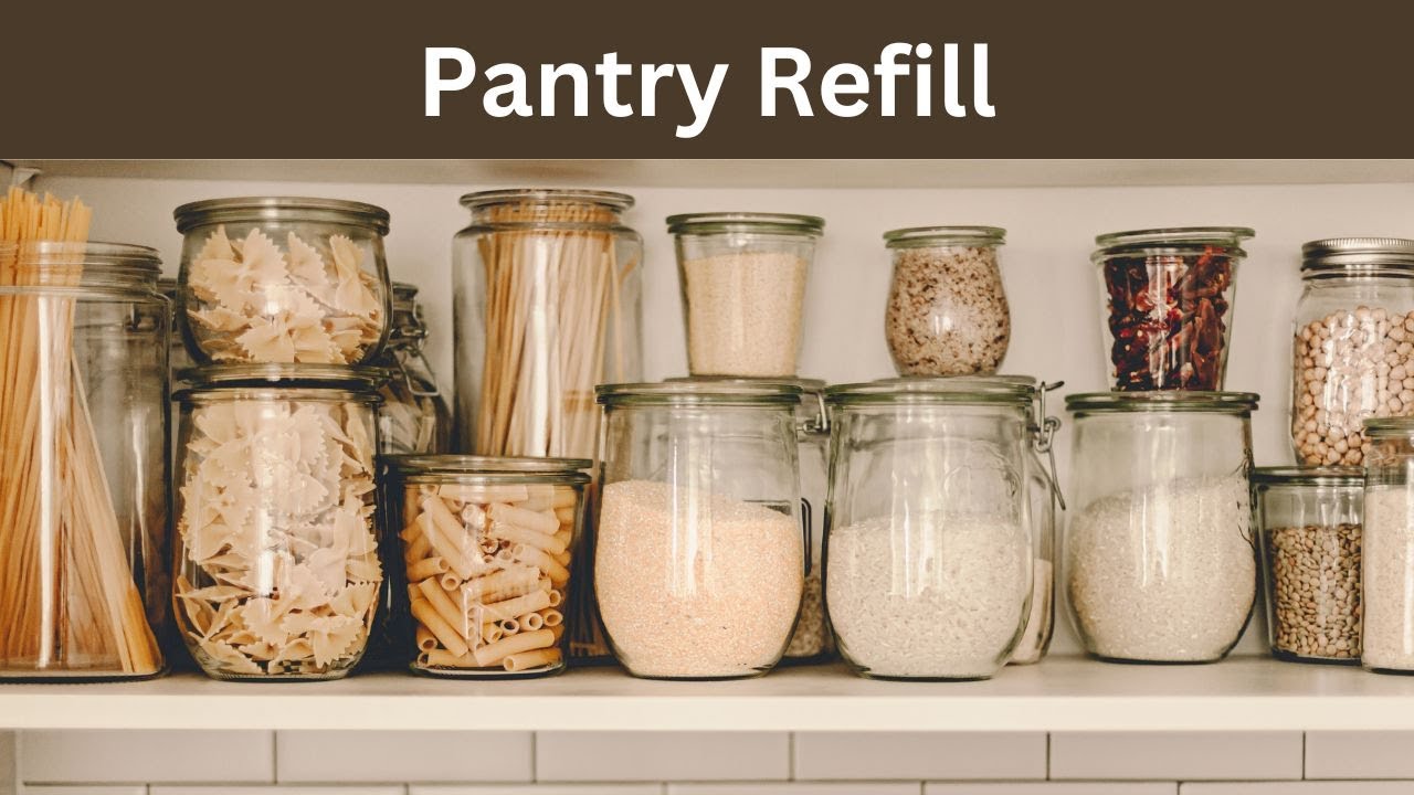 March Pantry Refill and Snack Jar - YouTube