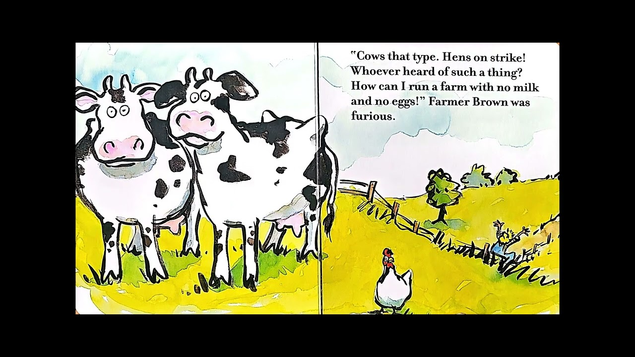 Click Clack Moo Cows That Type│ Doreen Cronin│Animal sounds│ Typing ...