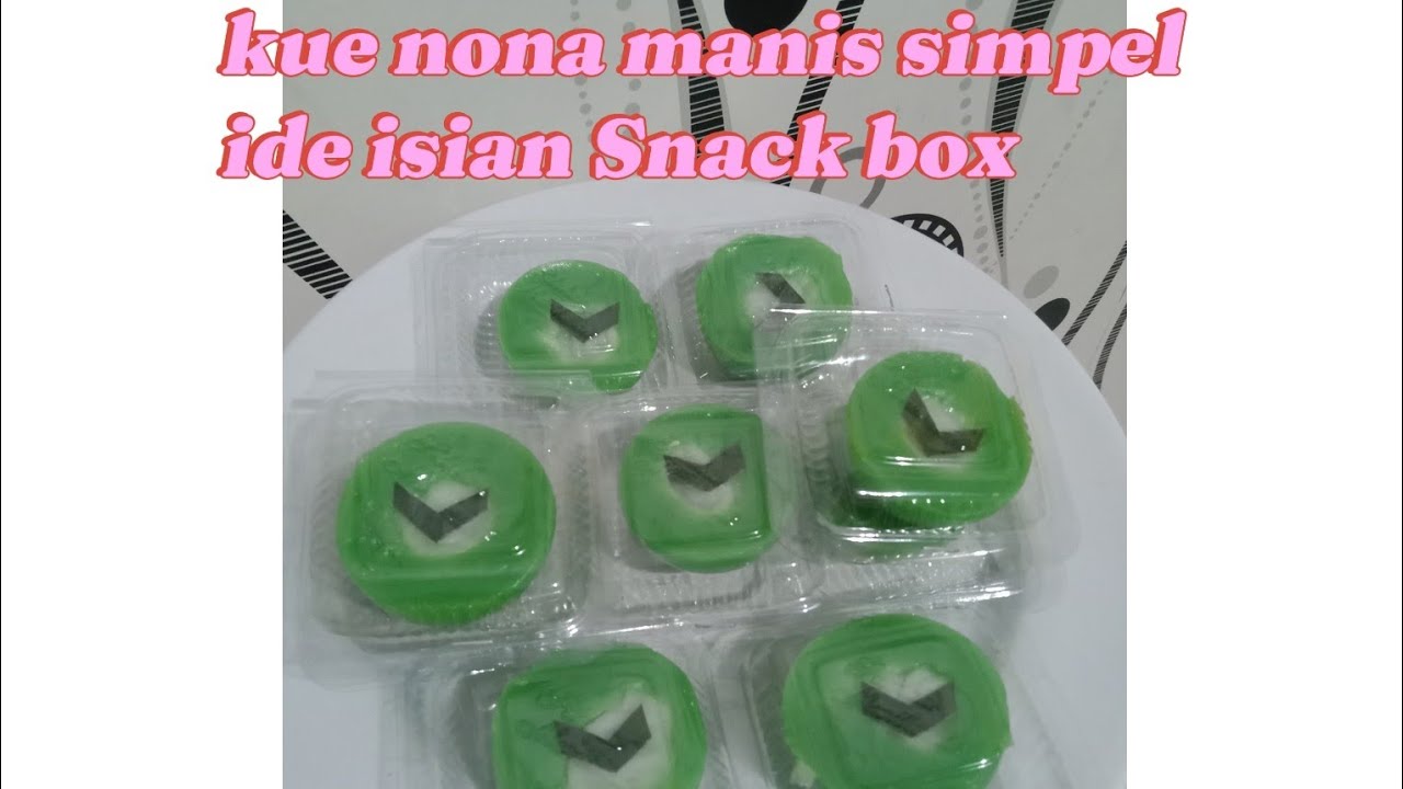 Resep kue nona manis tanpa telur, ide isian Snack box.. Wajib dicoba ...