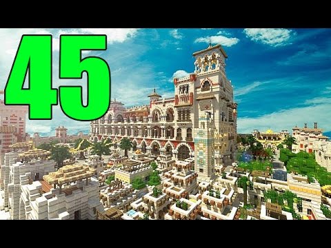 Эпичные карты в Minecraft #45 - Красивый дворец - YouTube