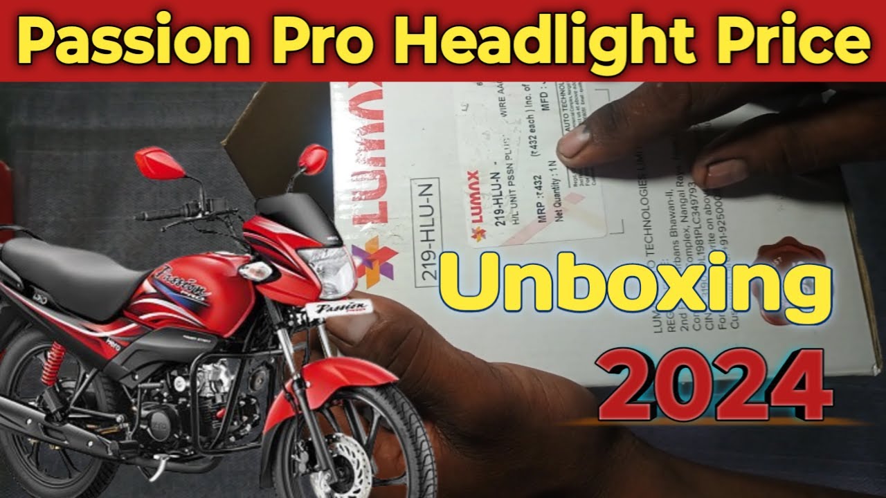 Passion Pro Headlight Price | Lumax Headlight review | Minda Halogen ...