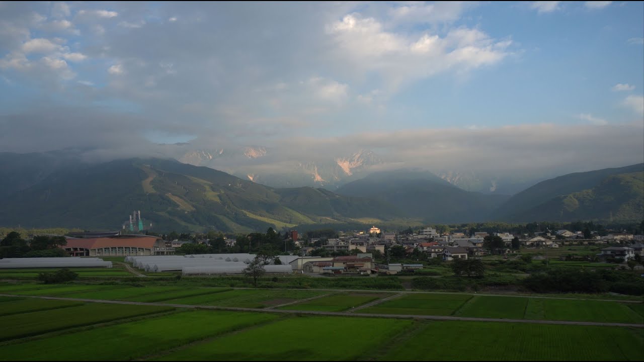 4K HAKUBA TOWN IN THE DAWN 20210807 - YouTube