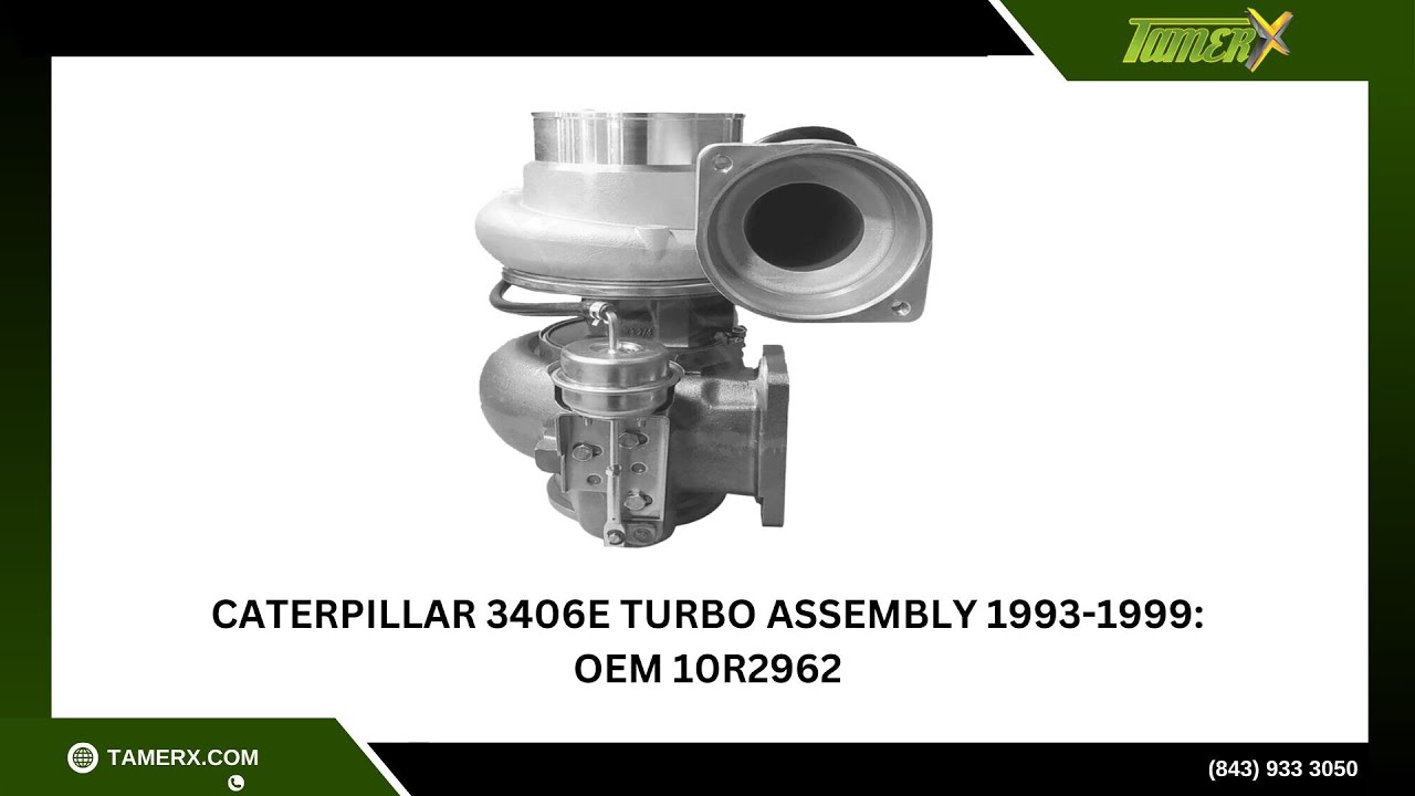 Caterpillar 3406E Turbo Assembly 1993-1999: OEM 10R2962 - YouTube