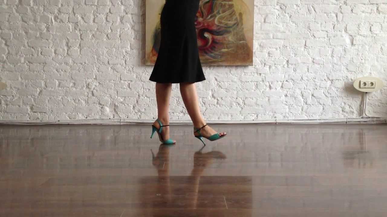 Front walk - argentine tango - YouTube