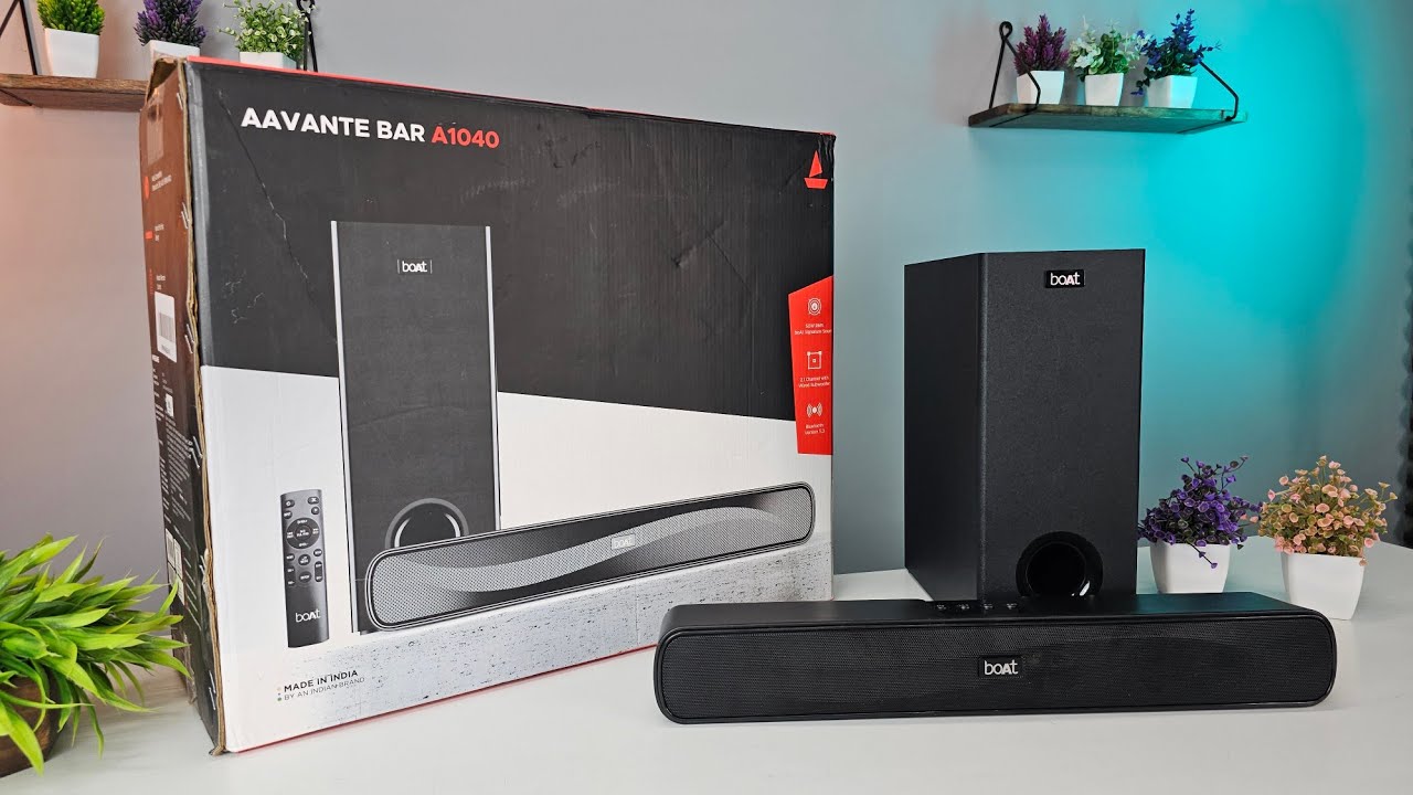 Boat Aavante Bar A1040 2.1 Soundbar | Unboxing Review Sound Test | 50W ...