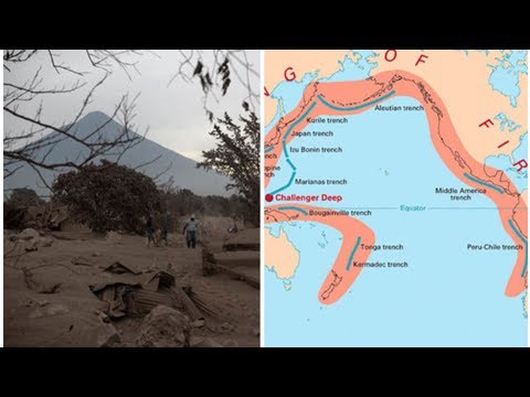 Ring of Fire volcano MAP: Where are the volcanoes on the Ring of Fire ...