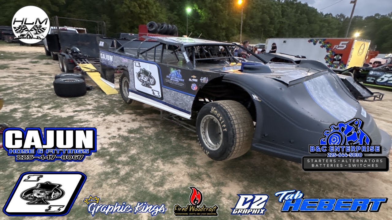 1A Tab Hebert | CRUSA Dirt Late Models | Baton Rouge Raceway - April 4 ...