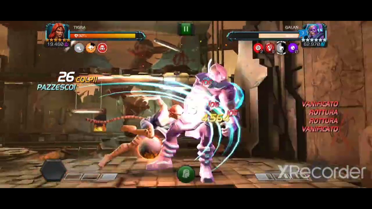 Tigra VS Galan ( Marvel Contest Of Champions MCOC ) - YouTube