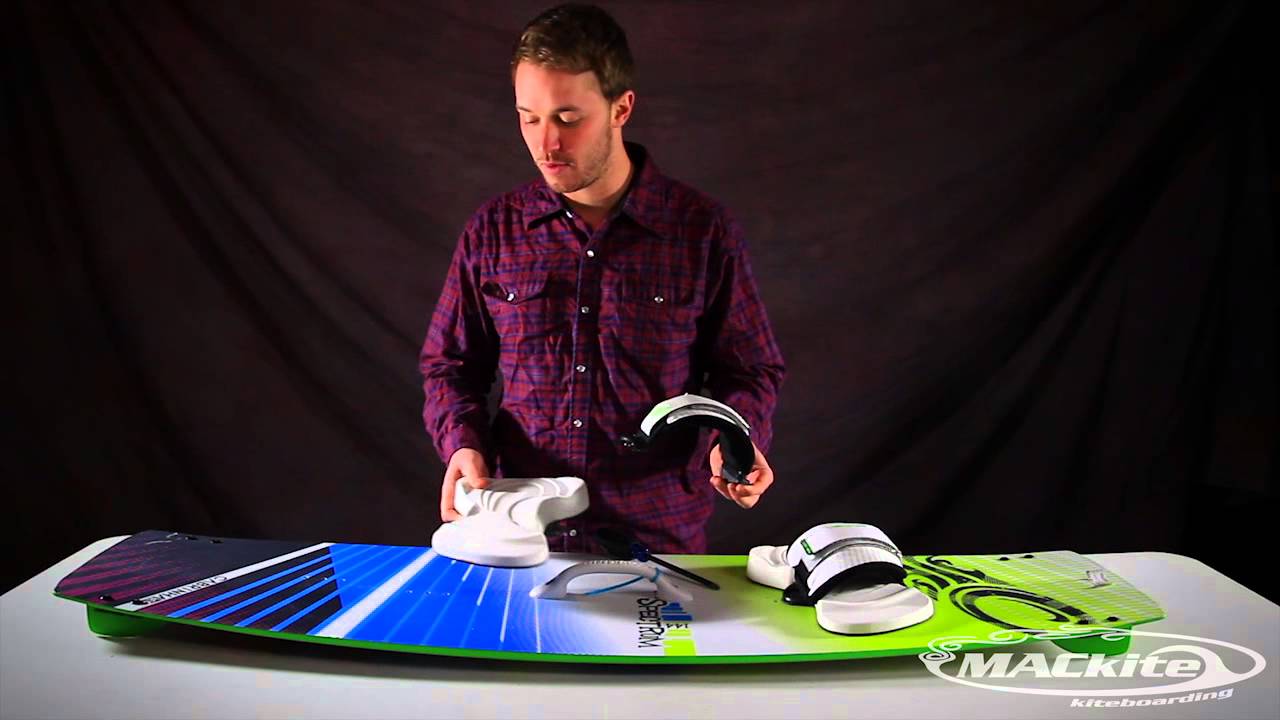 Installing 2013 Cabrinha Hydra Kiteboard Strap - YouTube