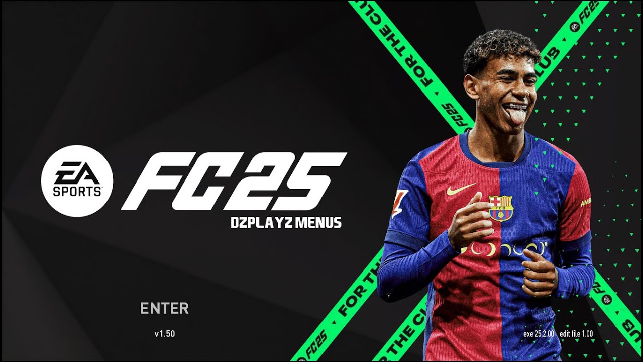 "EA FC25 Black Edition Menu Mod - Fresh Look for PES 2021 & Football ...