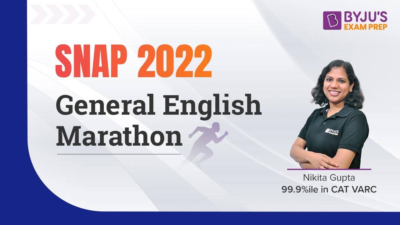 SNAP 2022 General English Marathon | Target SNAP General English ...