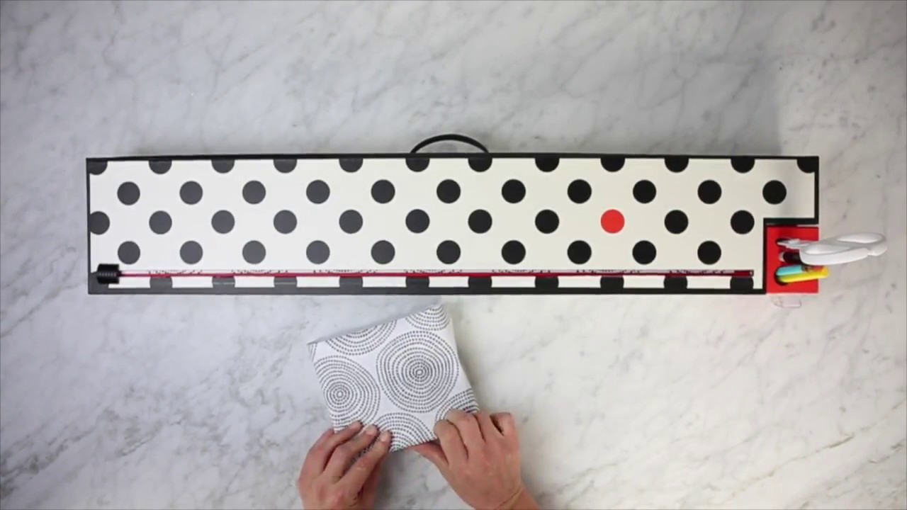ChicWrap GiftWrap Dispenser makes wrapping gifts fun and simple. - YouTube