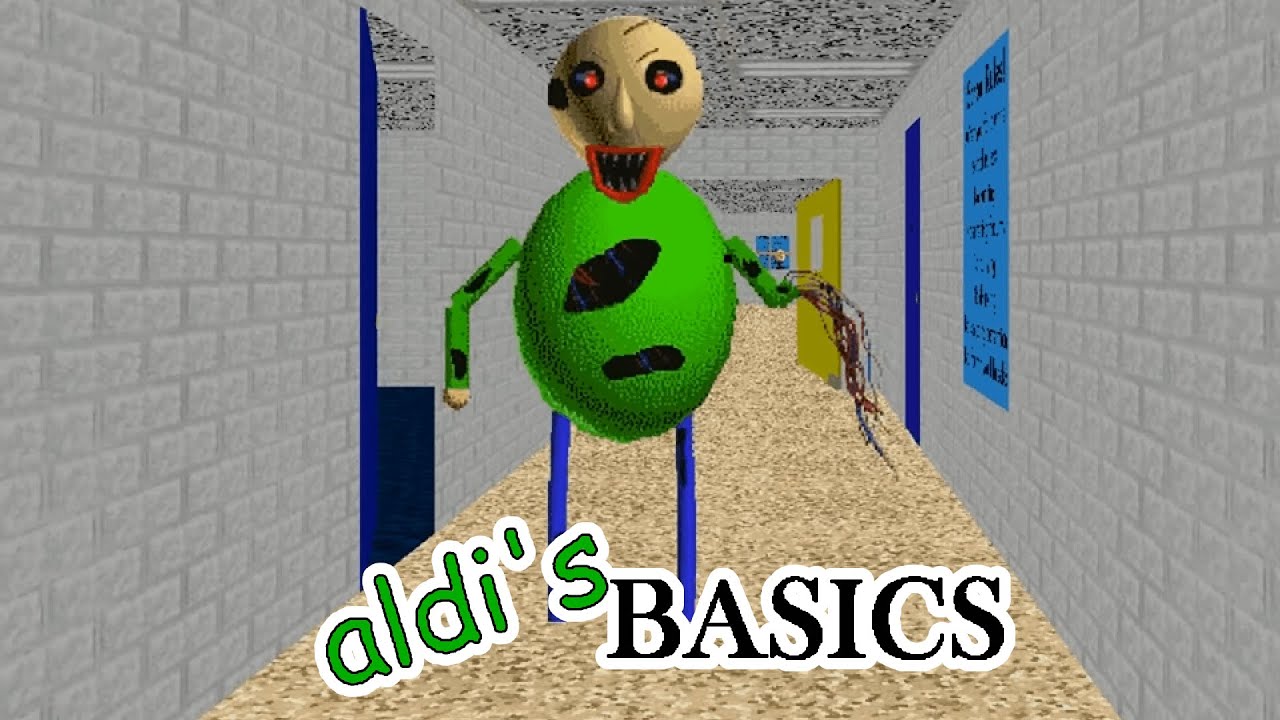 Nightmare Aldi's Basics in Brainrot and Obesity Baldi's Basics - YouTube