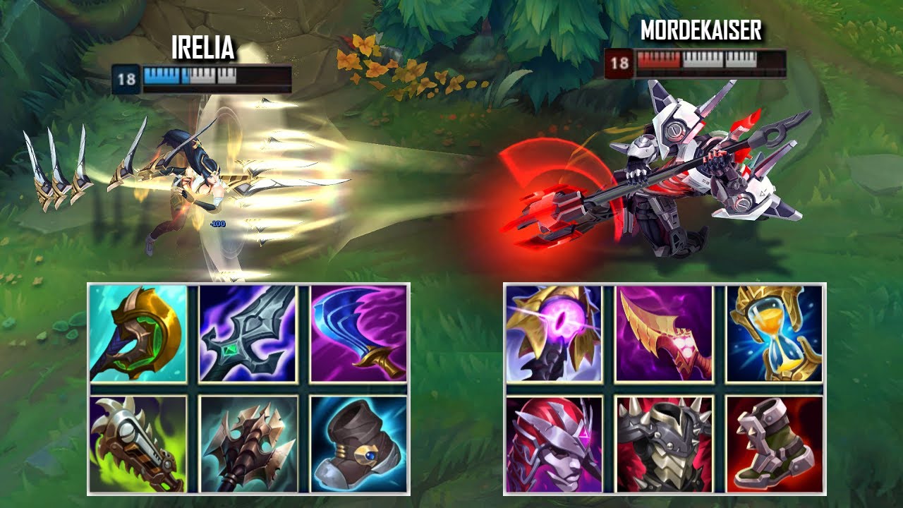 Rework Irelia Vs Mordekaiser Full Build Fights And Best Pentakills Youtube