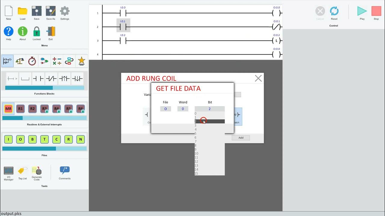 Arduino PLC Ladder Simulator Spulen, Ausgänge Tutorial - YouTube