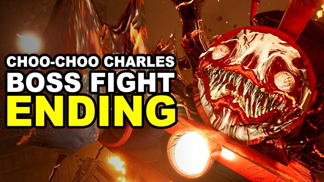 The horror train game last fight | Choo Choo charles #4 | LEE WORLD ...