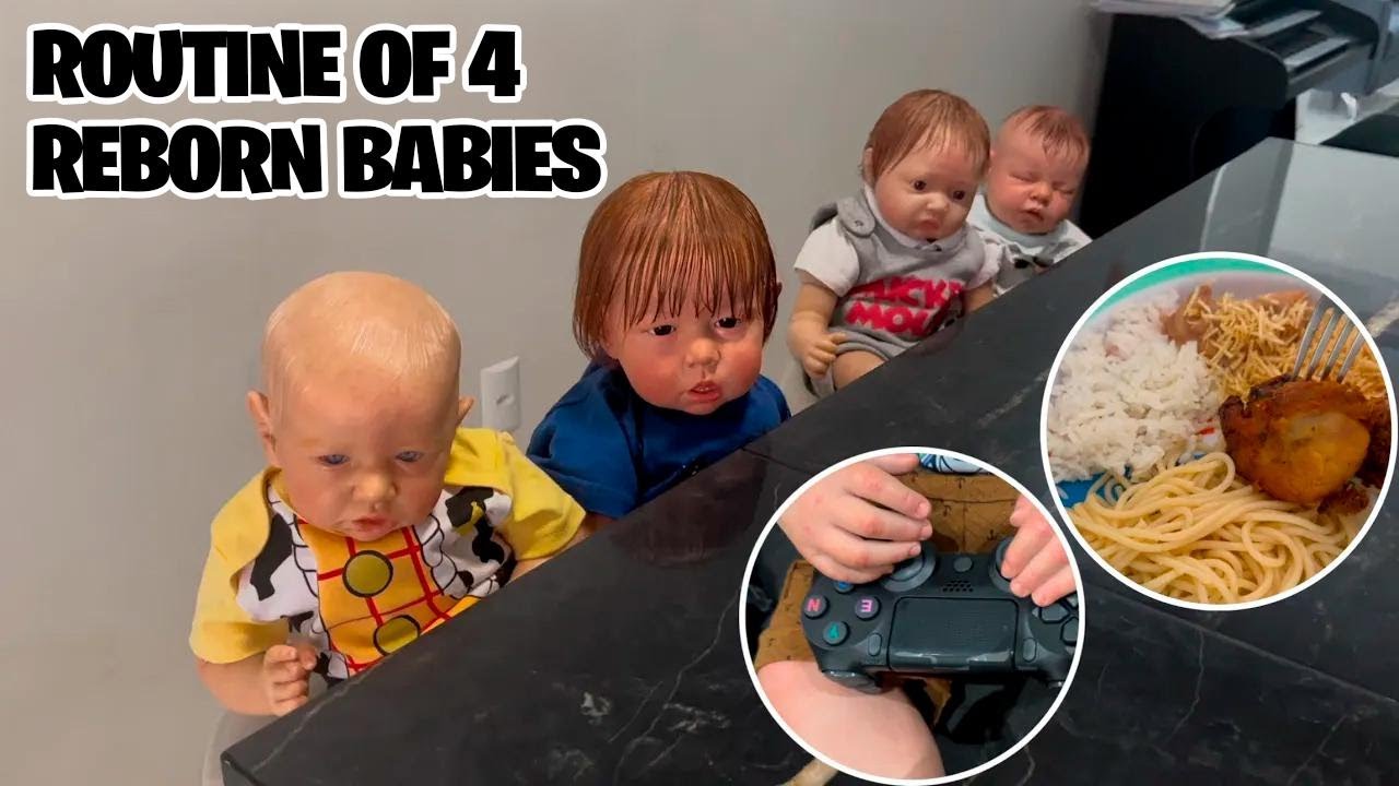 After School Routine with 4 Kids | Reborn Babies | Gabi Reborn - YouTube