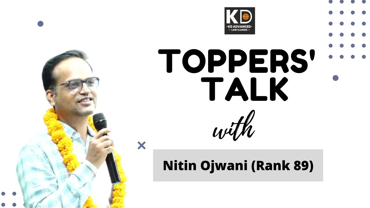 Success story of RJS Nitin Ojwani | Strategy For Rajasthan Judicial ...